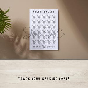 Sugar Intake Tracker, Digital Download, A4 & A5 Printable, Health Goals ...