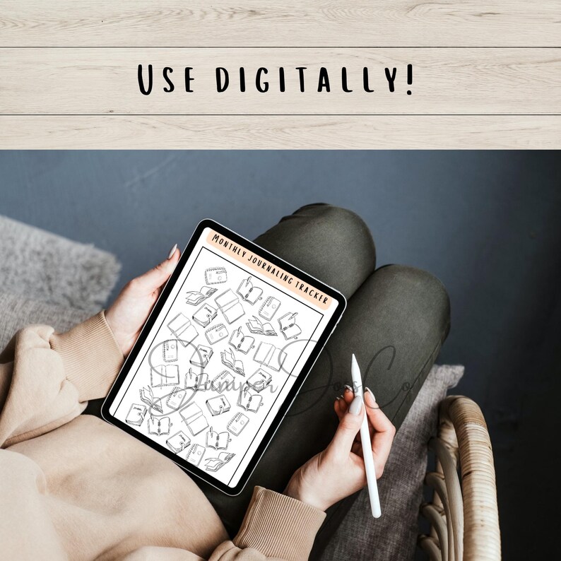 Journaling Tracker, Digital Download, Printable Journal Page - Etsy