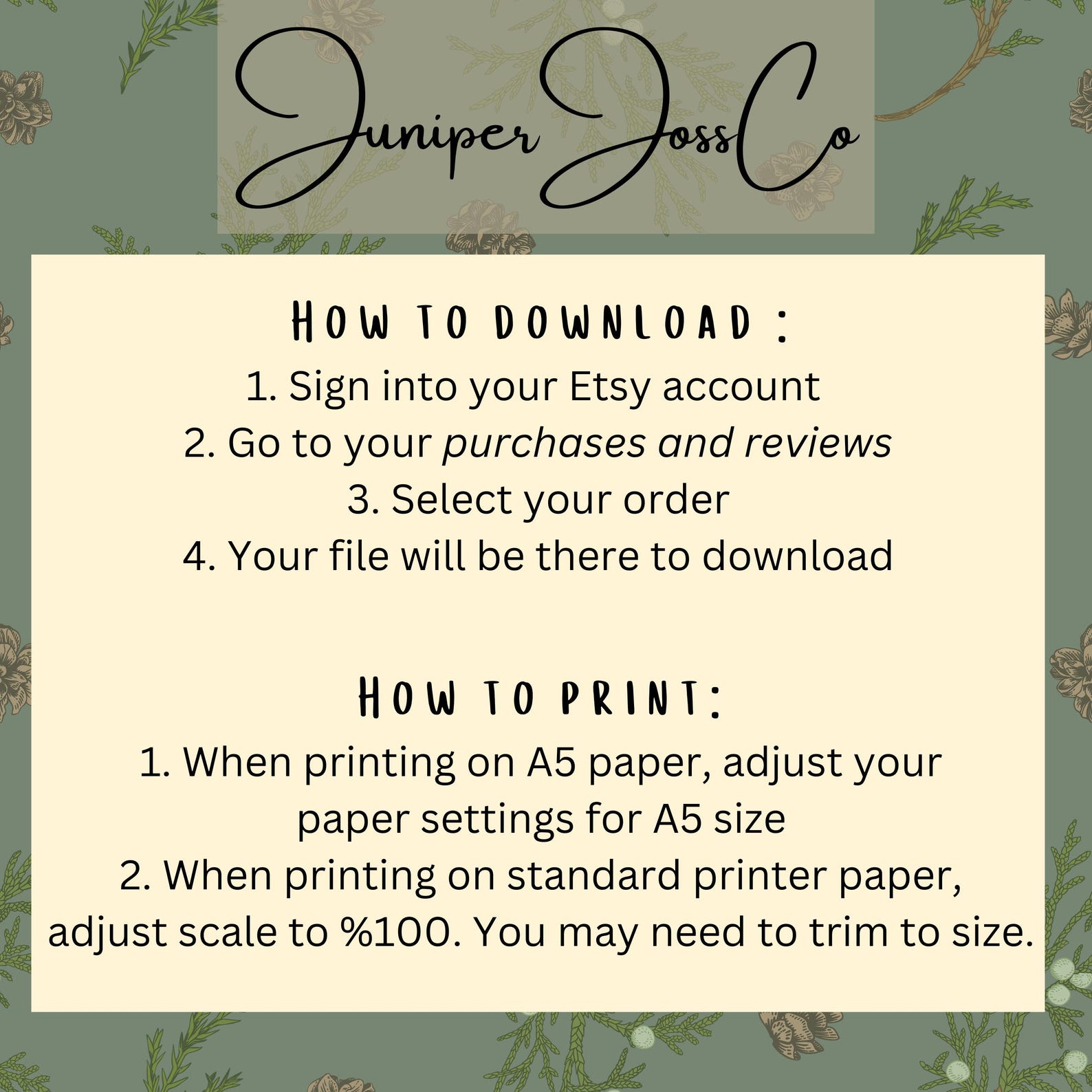 Journaling Tracker, Digital Download, Printable Journal Page - Etsy