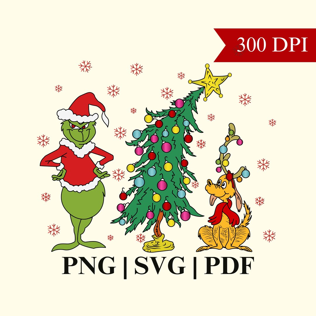 Grinch Max Cindy Png Svg Design, Christmas Grinch Dog Max Design ...