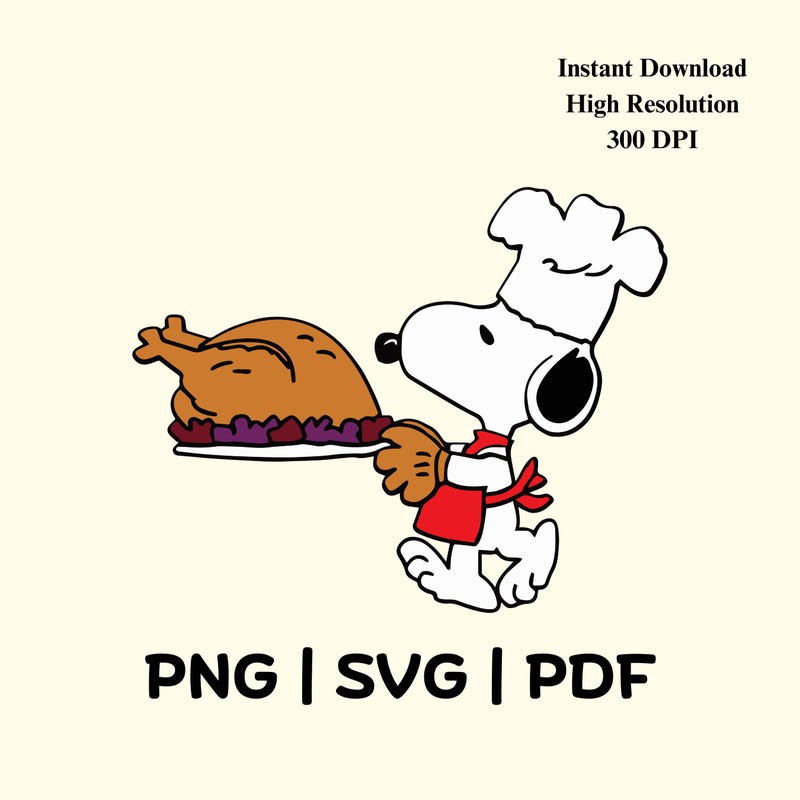 Snoopy Thanksgiving - Etsy