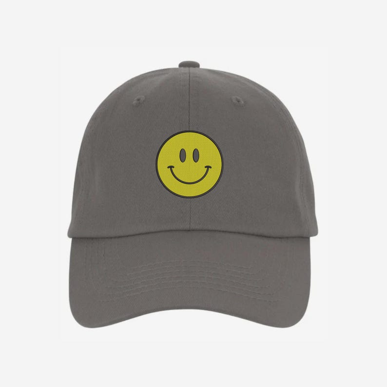 Smiley Machine Embroidery File, Smiley Emoji Embroidery Design, Cute ...