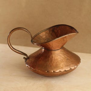 Vintage Hammered Copper Pitcher | Gregorian Copper - Etsy