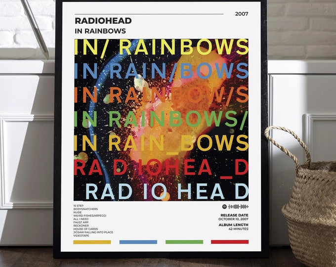 Radiohead Inspired weird Fishes Arpeggio Top - Etsy UK