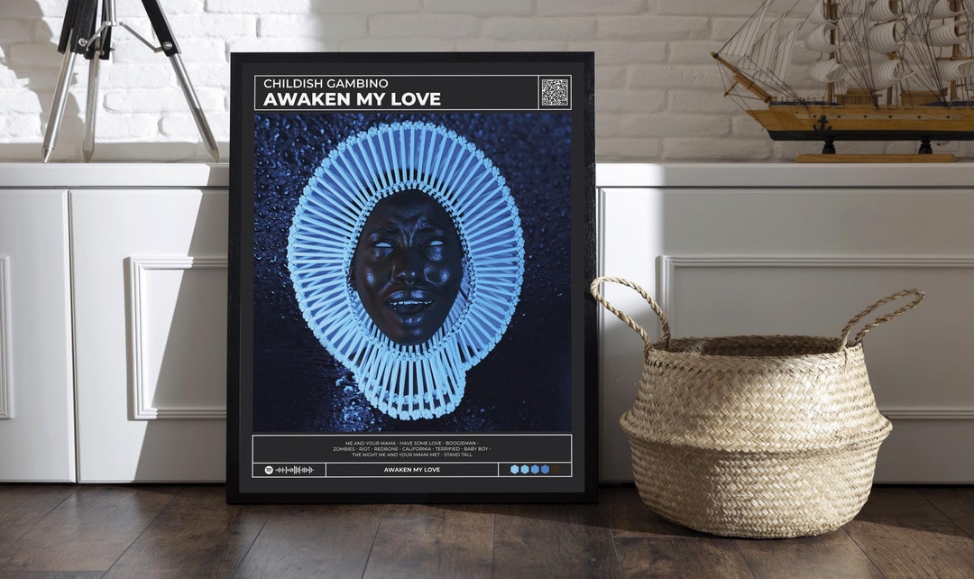 Childish Gambino Album Posters Awaken My Love Album Style 5 Unframed Poster Digital and Print ...