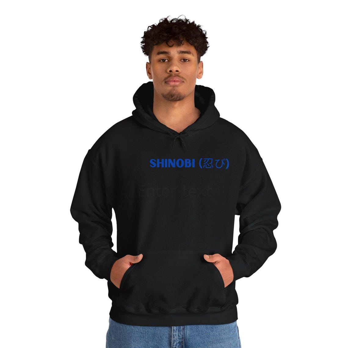 Cyberpunk Shinobi/ninja Black Unisex Hoodie, Back Ninja Graphic ...