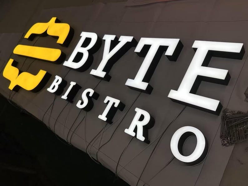 Face Lit Storefront Sign, Business Sign, Custom Signage, Custom Logo ...