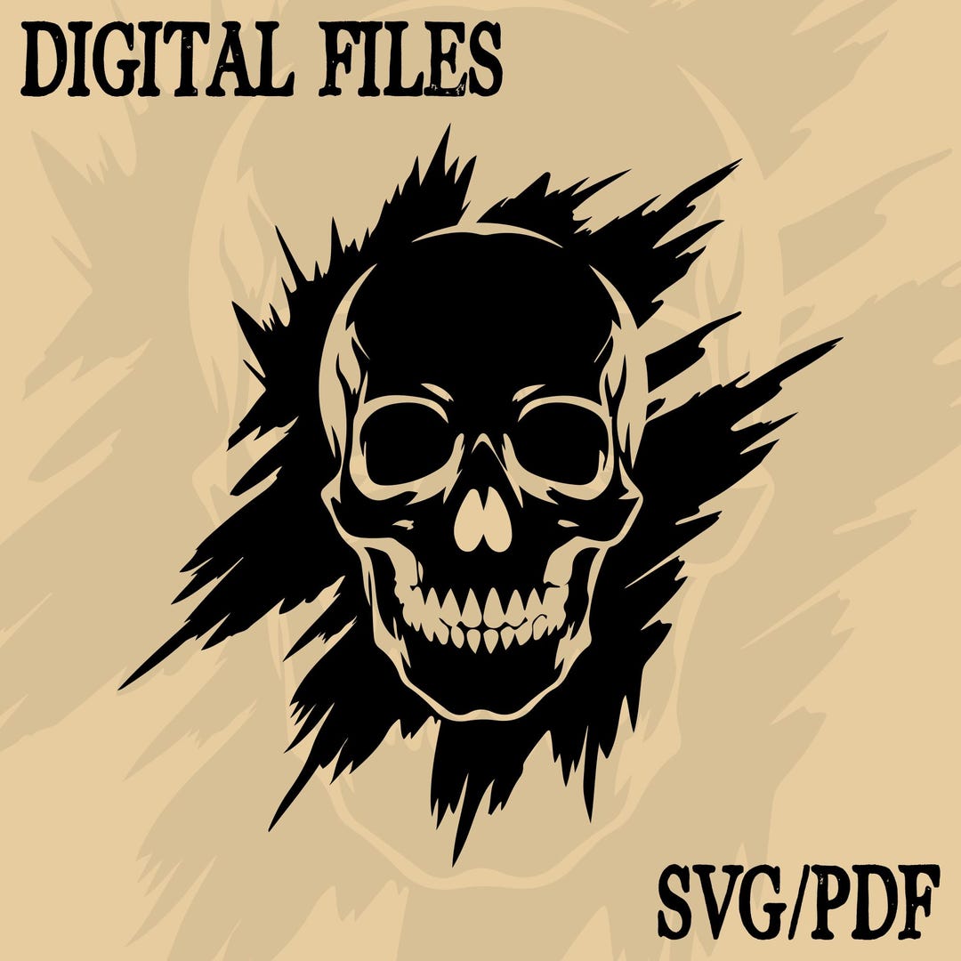 Skull Svg, Skeleton Skull Svg, Laughing Skull Svg, Skull Head Svg ...