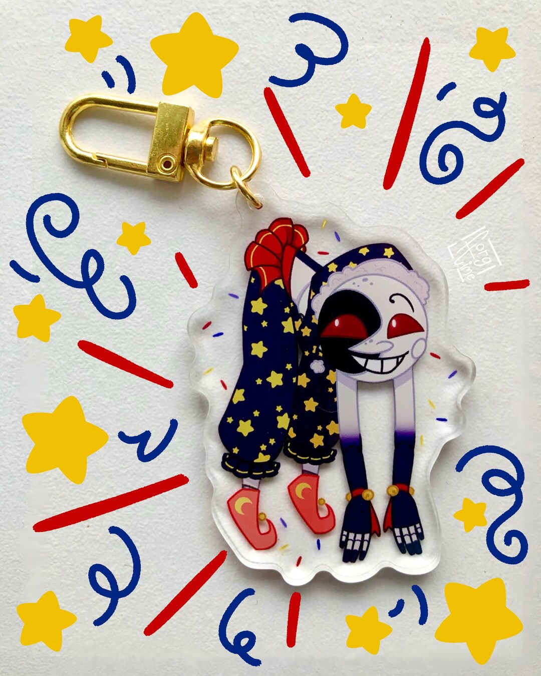 Moondrop Keychain - Etsy