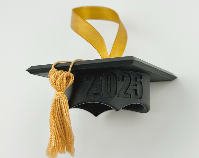 3D Printed Graduation Cap Ornament, Class of 2025, Graduation Gift ...