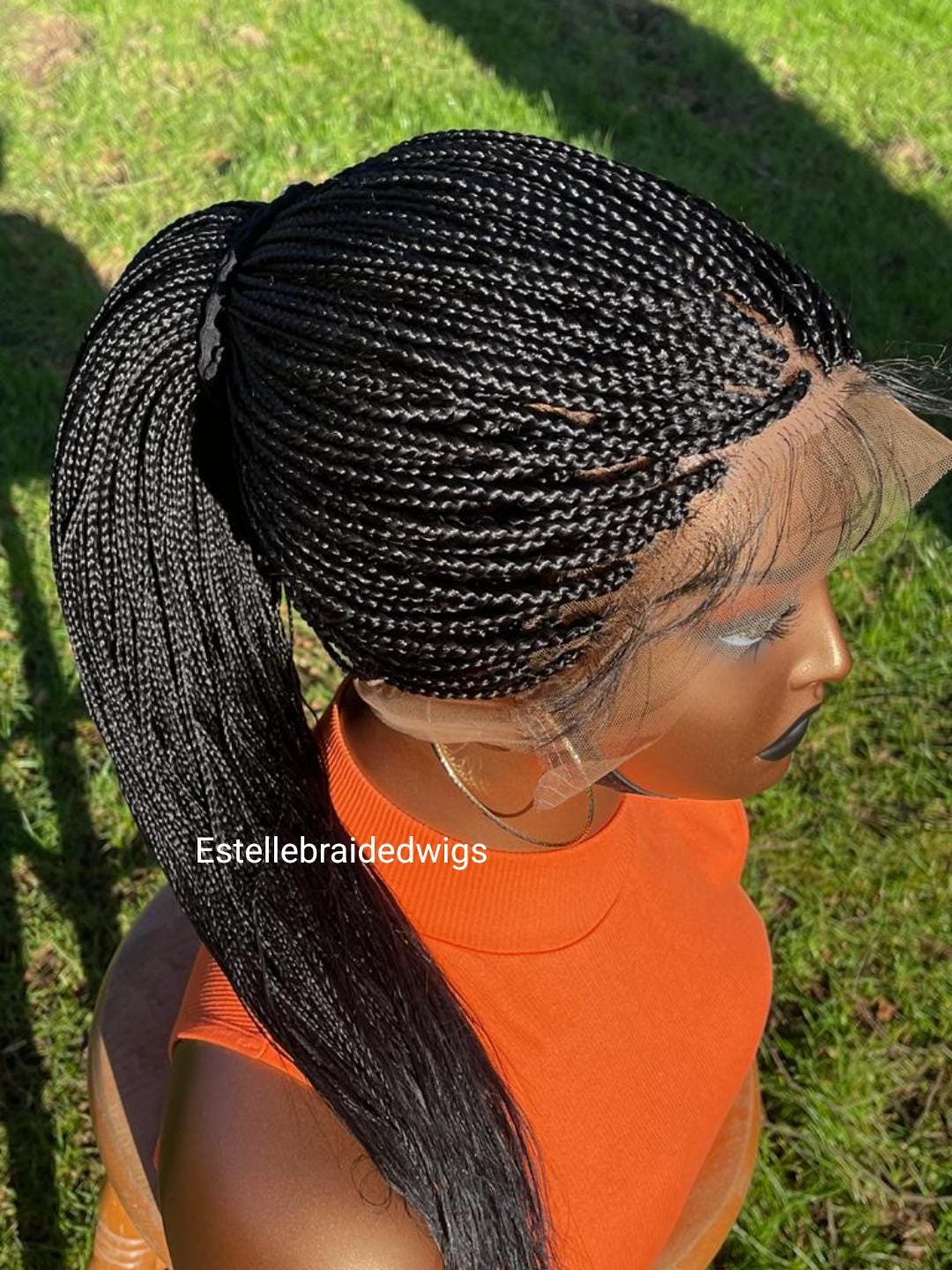 Ready to Ship!full Lace Wig, Wigs for Black Women, Small Sized Braids ...