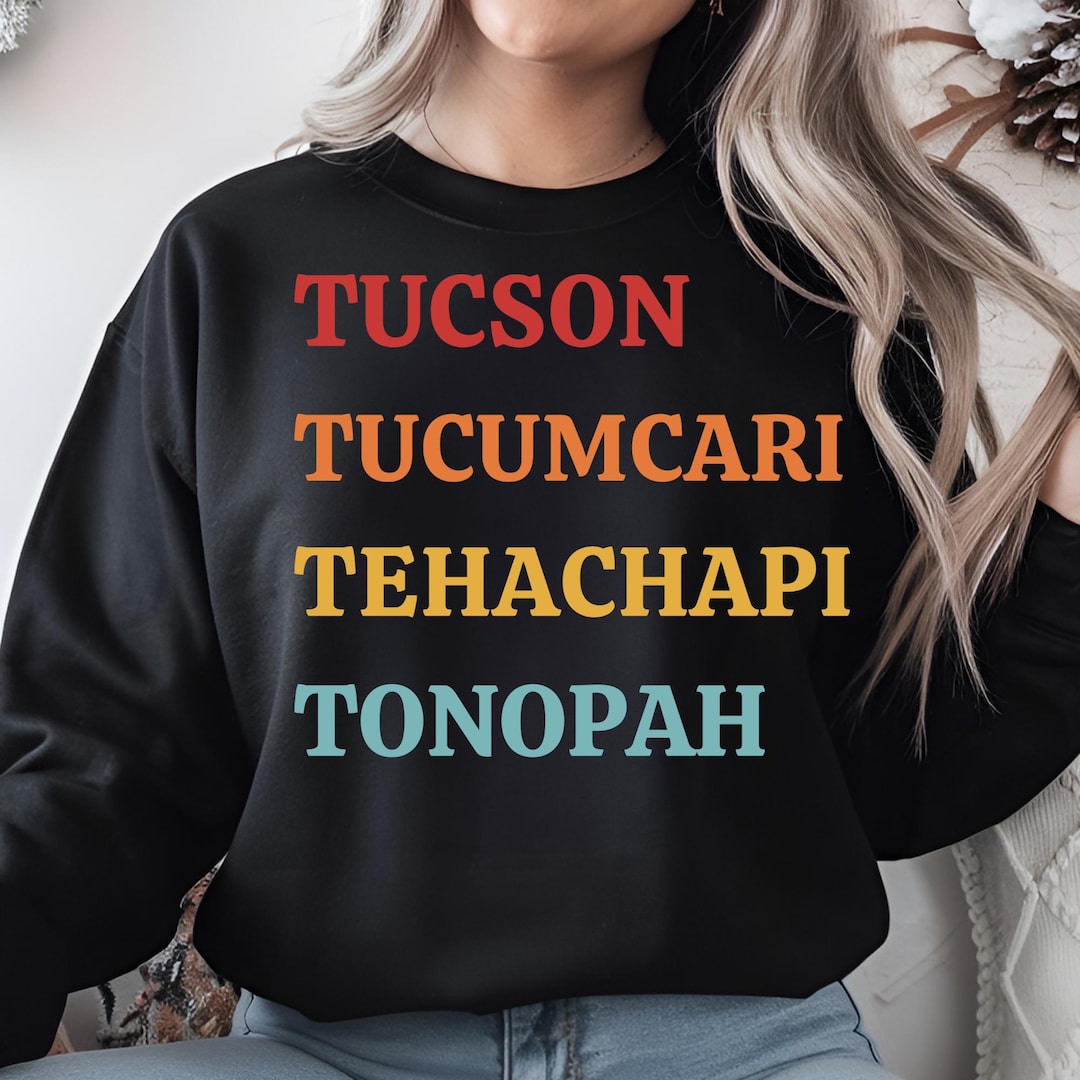 Tucson Tucumcari Tehachapi Tonopah PNG SVG, Retro Americana Travel T ...