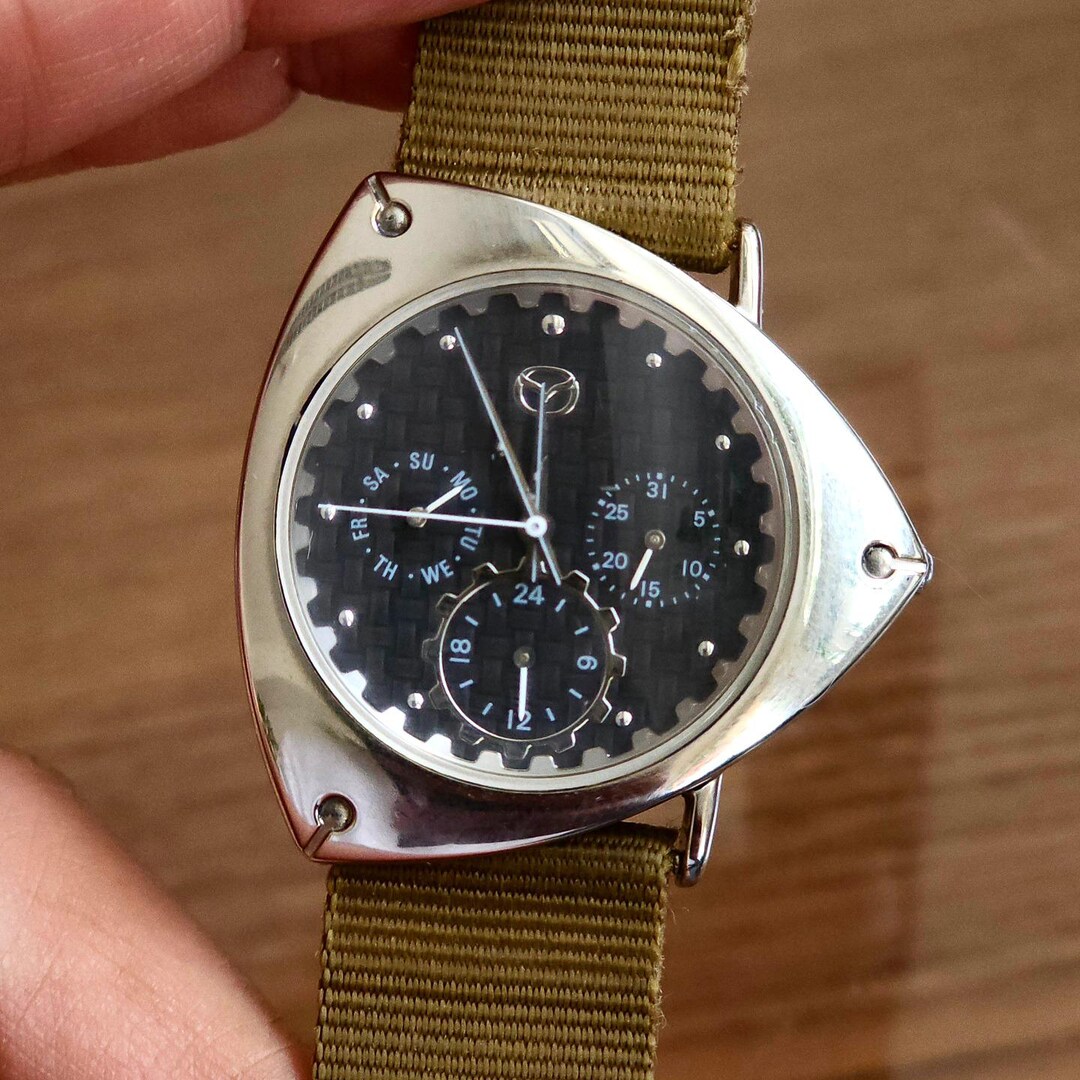 Mazda the History of Rotary by Seiko Triangle Watch - Etsy