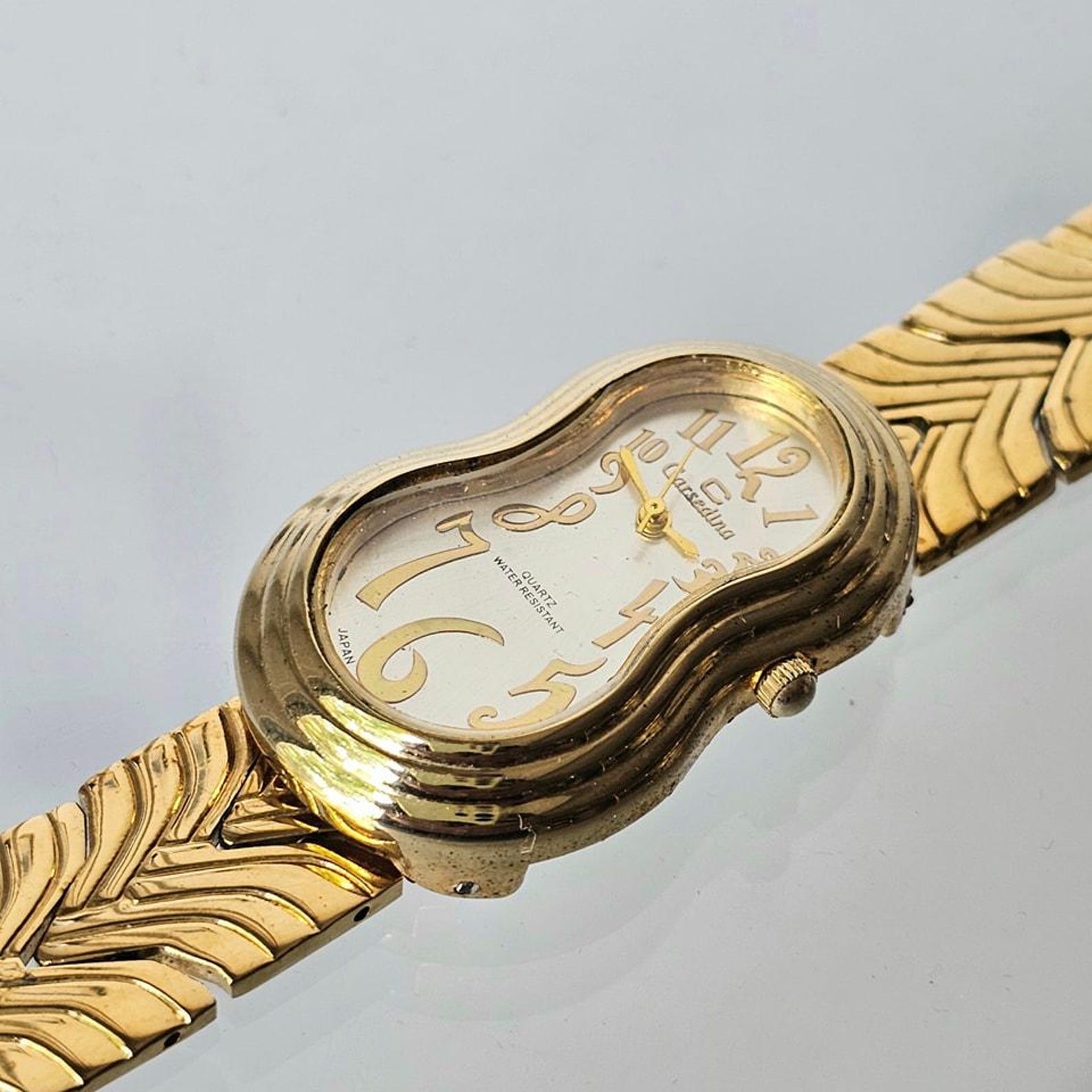 Vintage Garsedina Step Melt Tank Watch Salvador Dali Inspired - Etsy