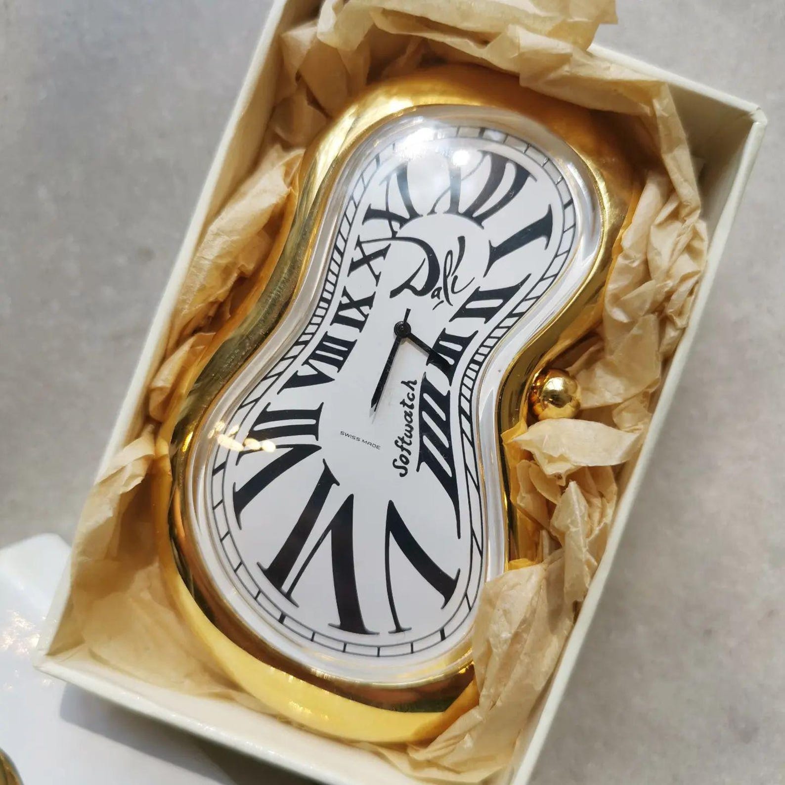 Vintage Salvador Dali Softwatch by Exaequo Melt Table Clock - Etsy