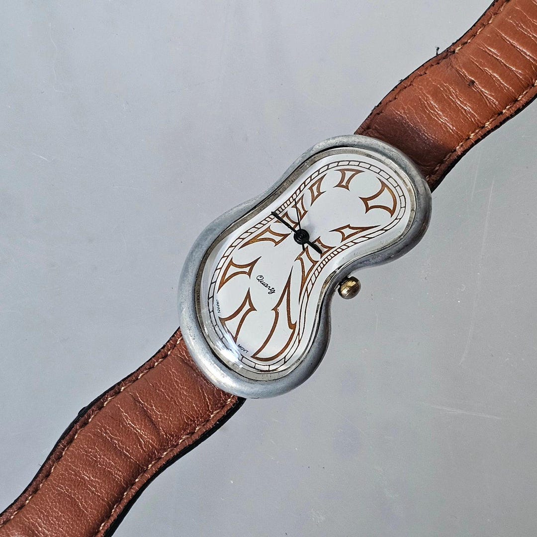 Vintage Melting Watch - Etsy