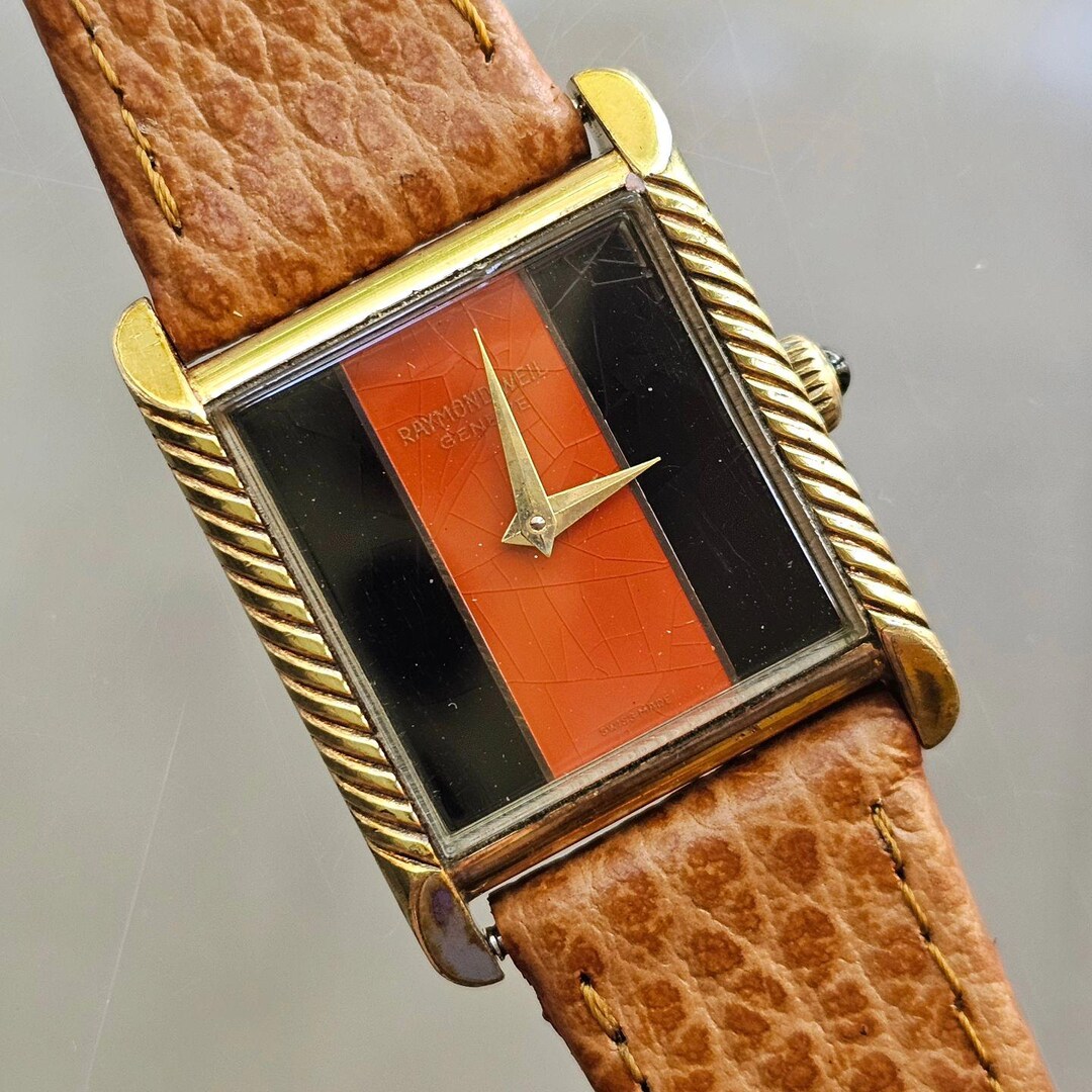 Vintage Raymond Weil Spiral Tank Watch Swiss Made - Etsy