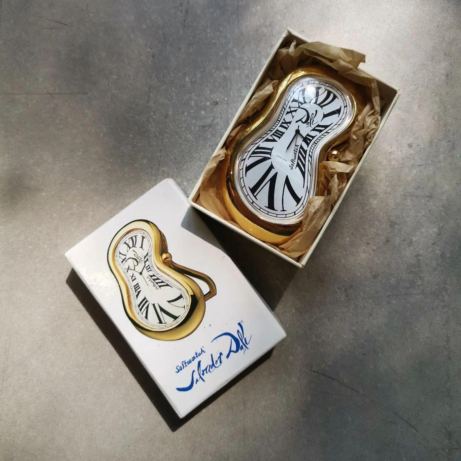 Vintage Salvador Dali Softwatch by Exaequo Melt Table Clock - Etsy