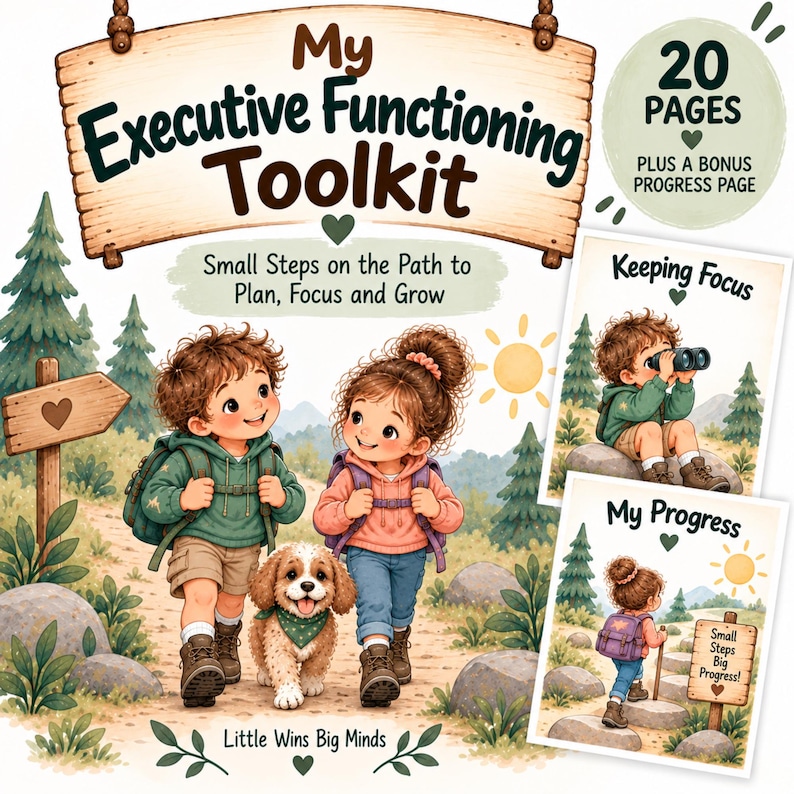 Executive Functioning Toolkit for Kids, Focus, Planning, Organization ...