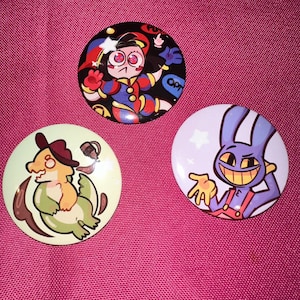 Tadc/the Amazing Digital Circus Inspired Keychains, Stickers and ...