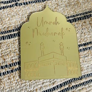 Umrah Mubarak Welcome Sign, Custom Umrah Gift, Umrah Decoration ...