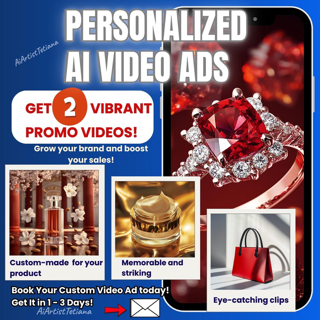 Personalized Ai Ads. Video Ads for Brands. Ai Video Ads. Promo Video ...