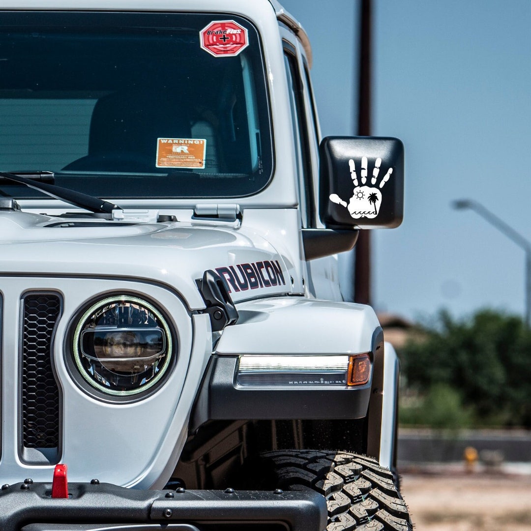 Beach Hand Wave Decal, Free Shipping, Hand Wave Sticker, off Roading ...