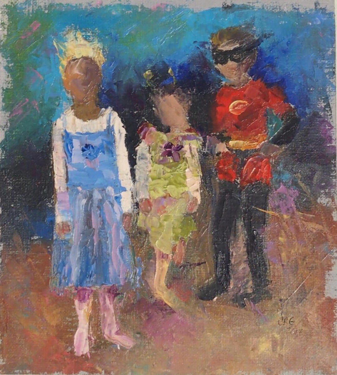 Miniature Palette Knife Painting Elsa, Fairy & Dash - Etsy