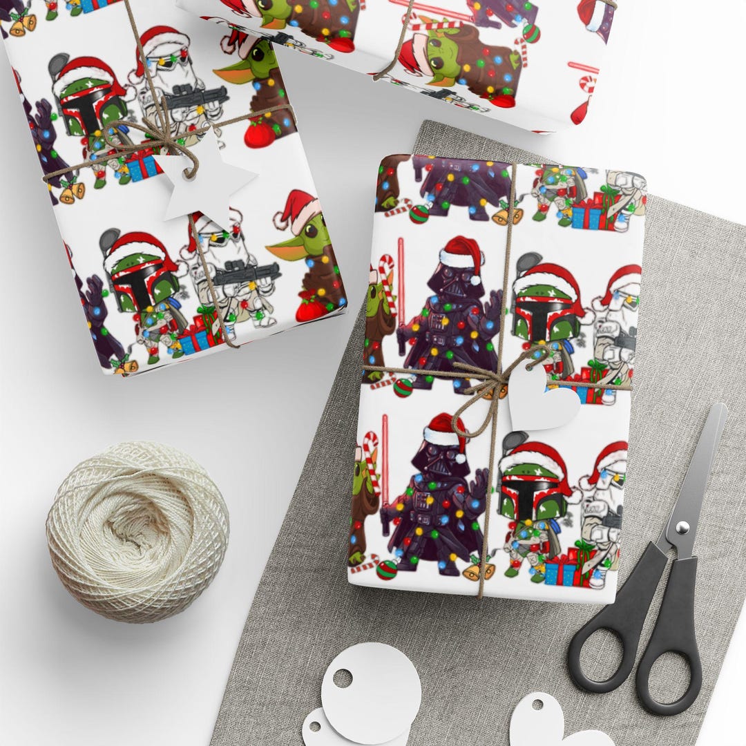 Star Wars Wrapping Paper - Etsy