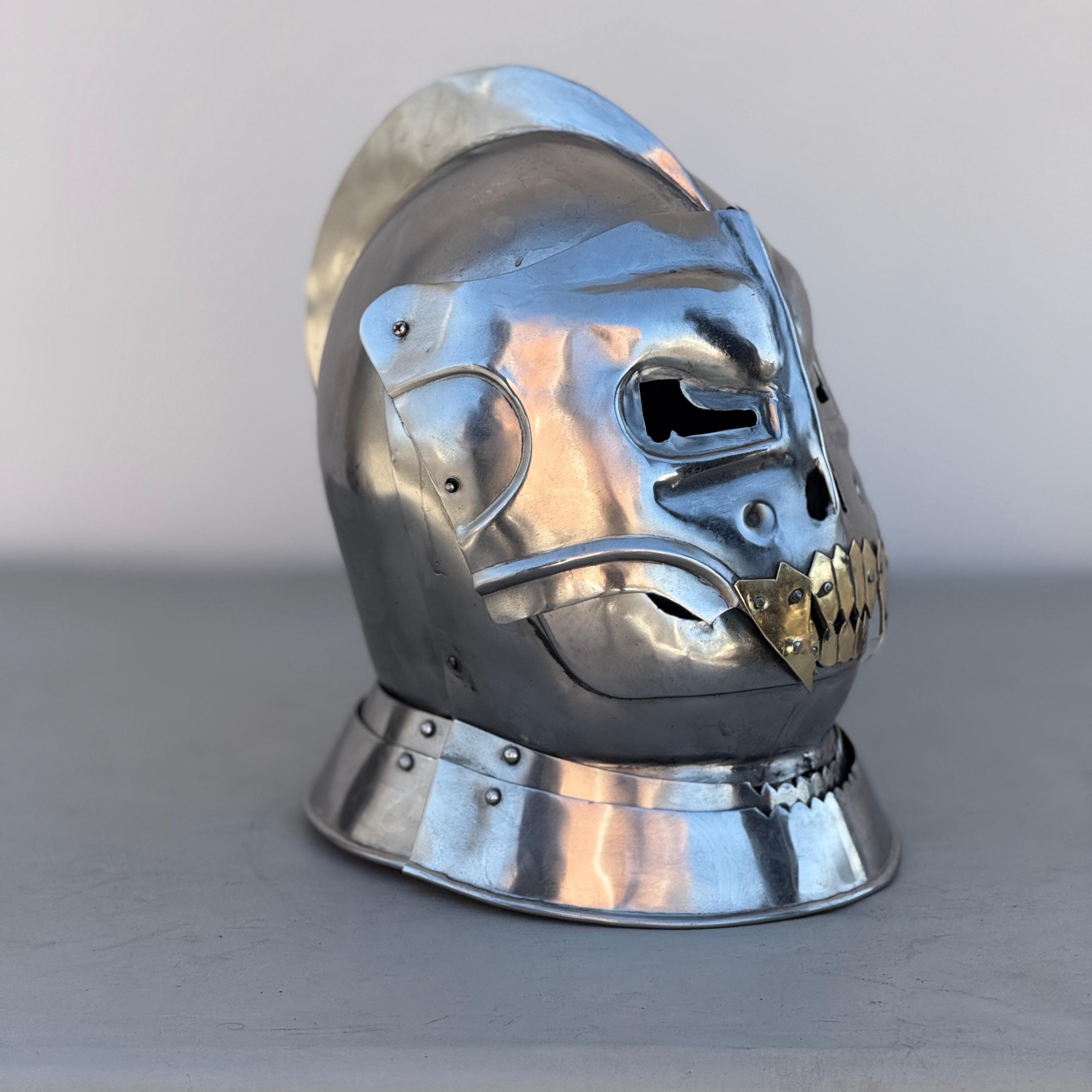 Medieval Demonic Ghost Face Skull Helmet - Skull Face Helmet - Perfect ...