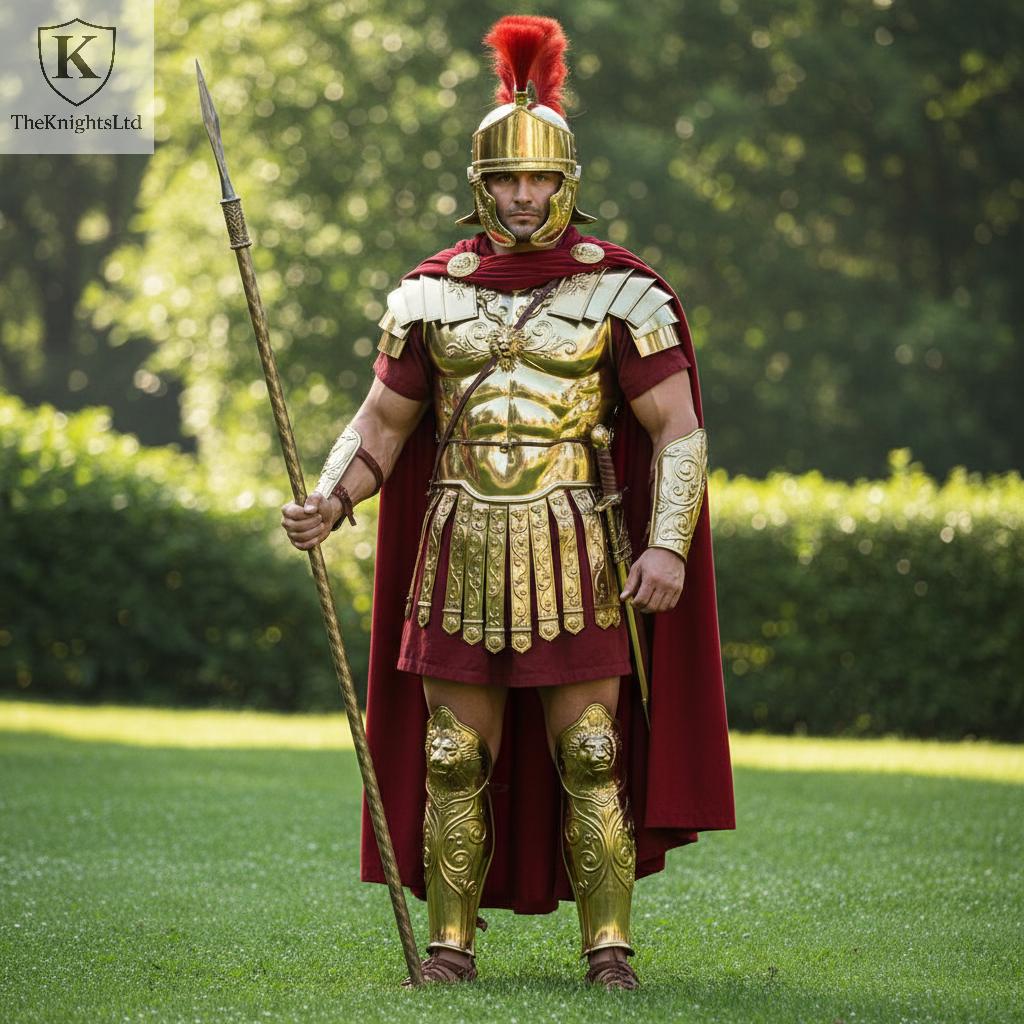 Roman Legionary Armor Set, 18 Gauge Brass, Cosplay Larp Costume - Etsy