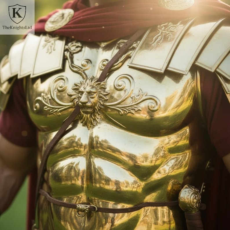 Roman Legionary Armor Set, 18 Gauge Brass, Cosplay Larp Costume - Etsy