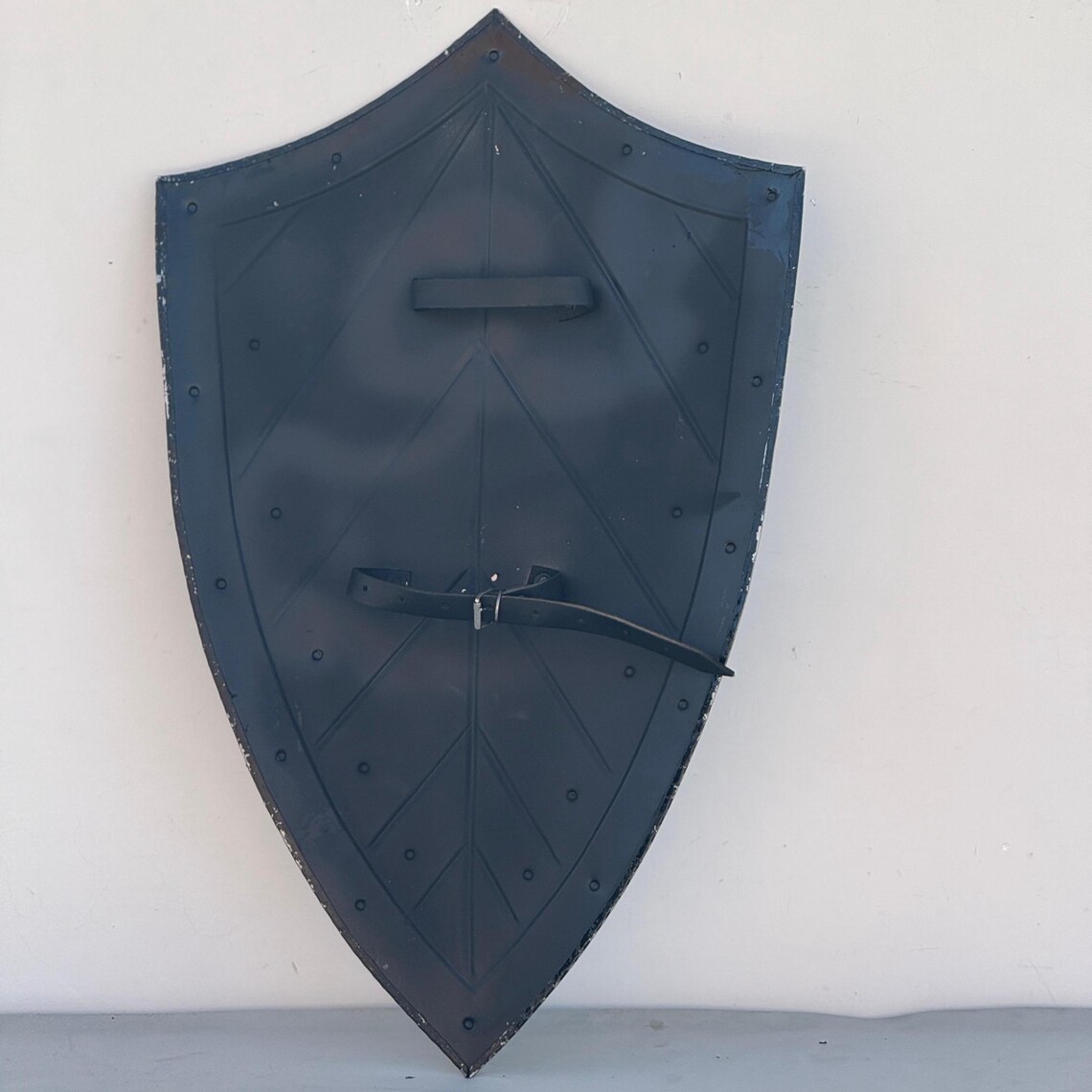 Medieval Knight Templar Heater Shield Metal Knight Shield Larp/cosplay ...