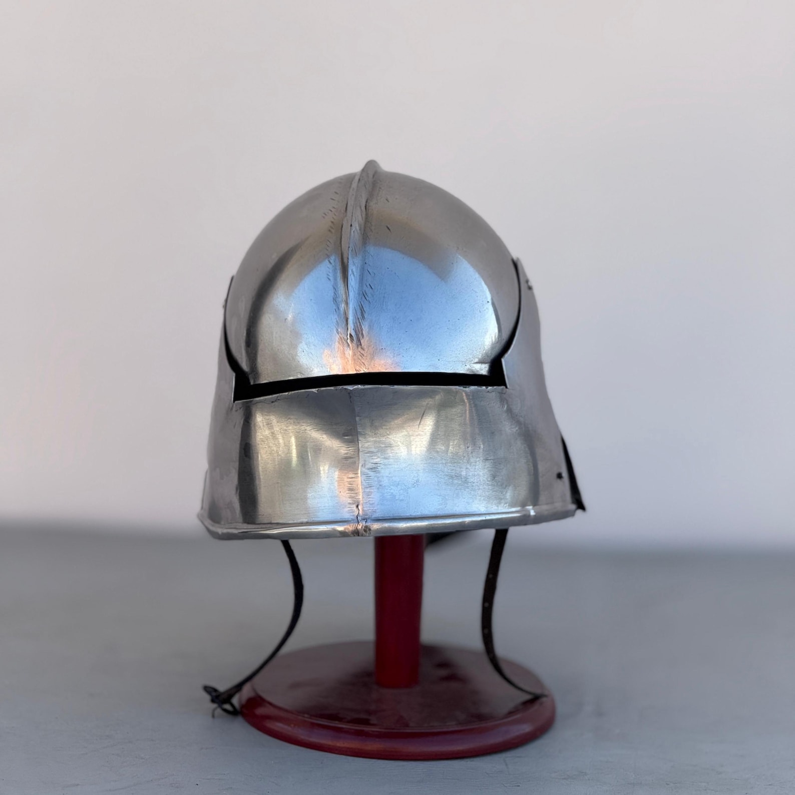 Medieval Knight Steel German Sallet Helmet With Long Tail- Larp Knight ...