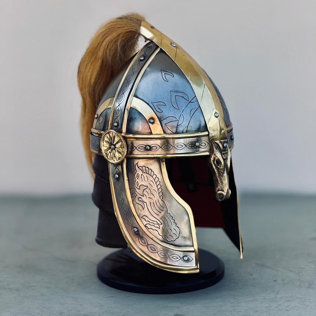 Eomer's Horse Rider Marshall Helmet- the Lord of the Rings Helmet ...