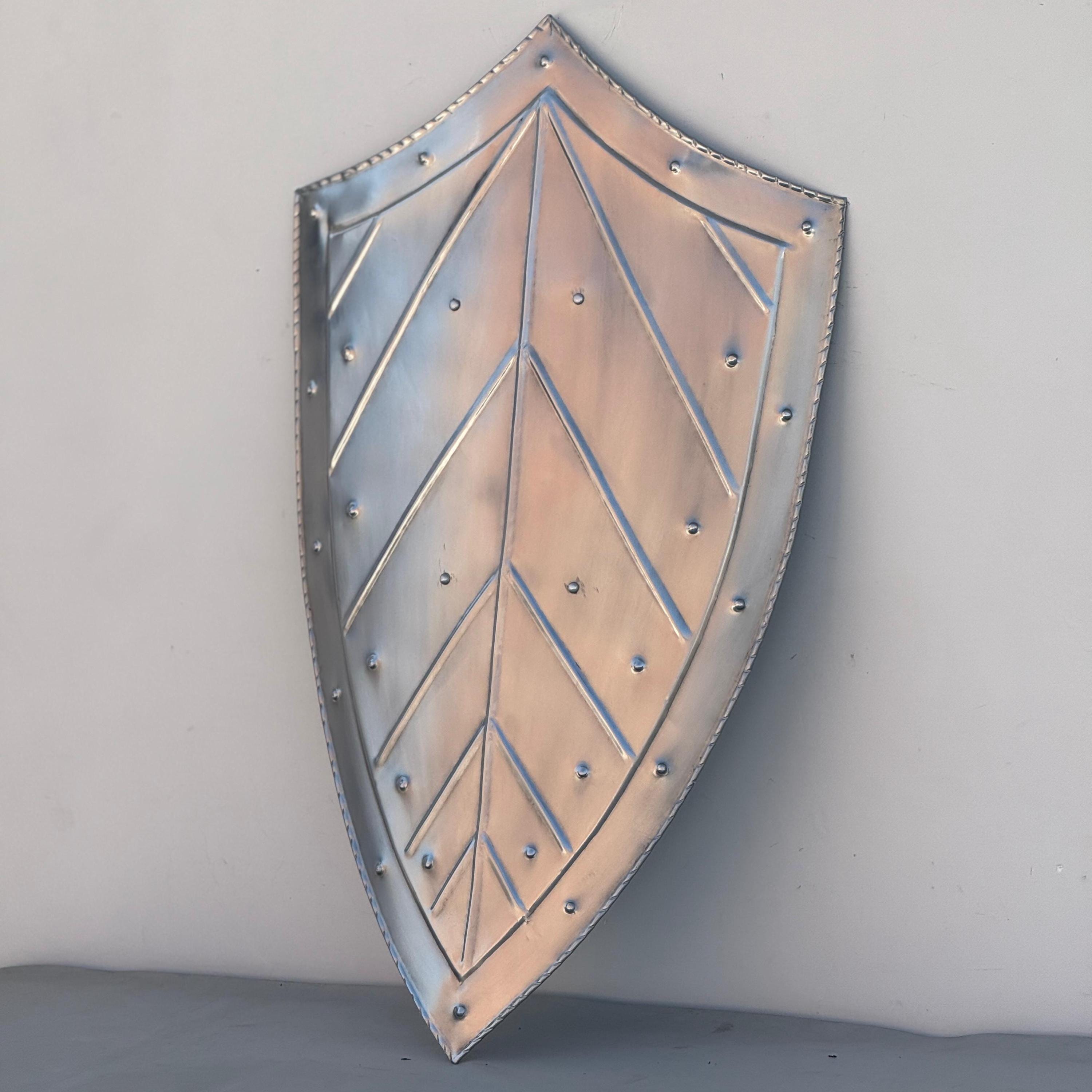 Medieval Knight Templar Heater Shield Metal Knight Shield Larp/cosplay ...