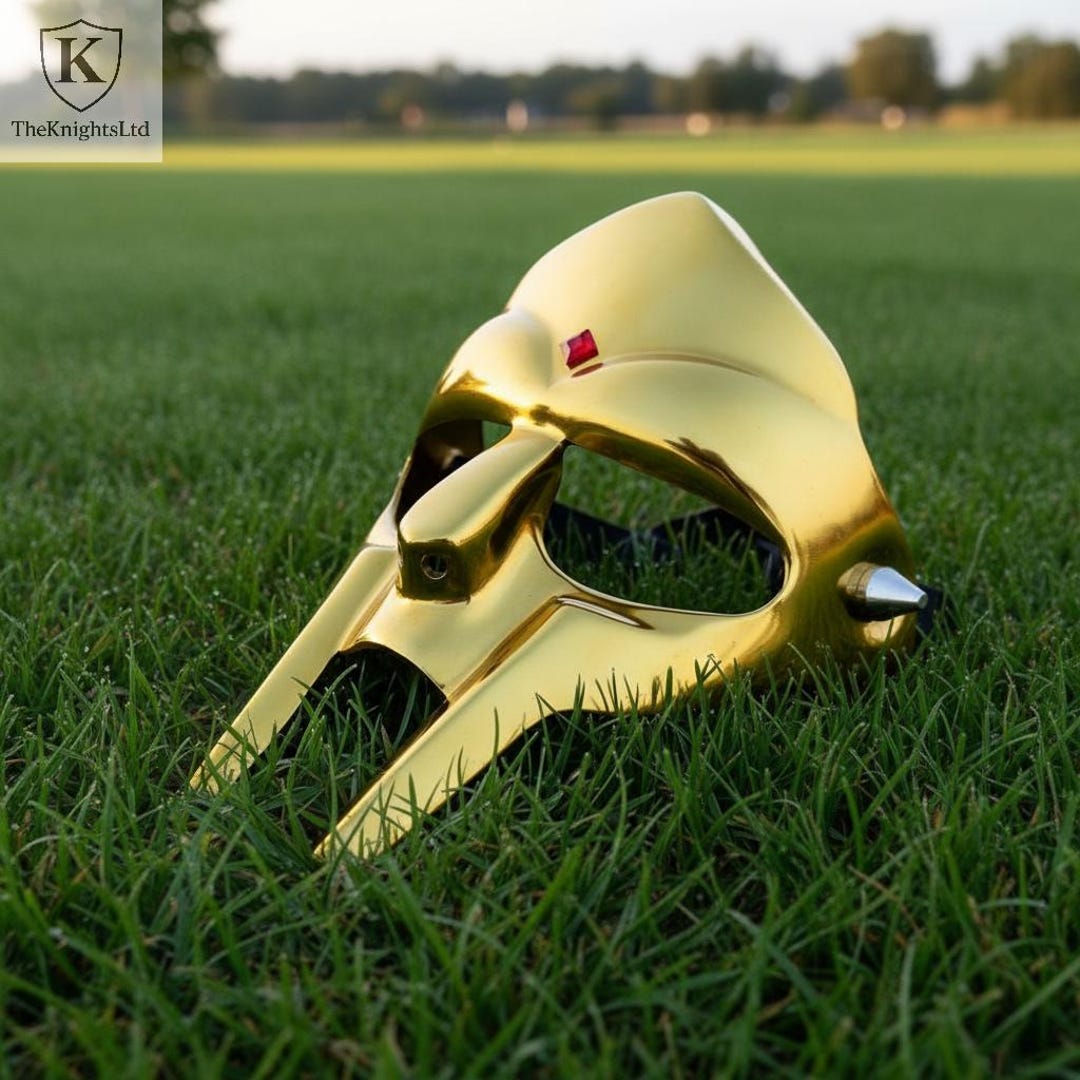 MF DOOM Mask Mad Villan Gladiator Face Mask Mad-villain Steel Face ...