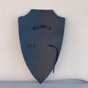 Medieval Black Cross Knight Templar Shield Metal Shield Larp/cosplay ...