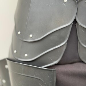 Medieval Black Undead Knight Armor Suit: Half Body Cuirass, Tassets ...