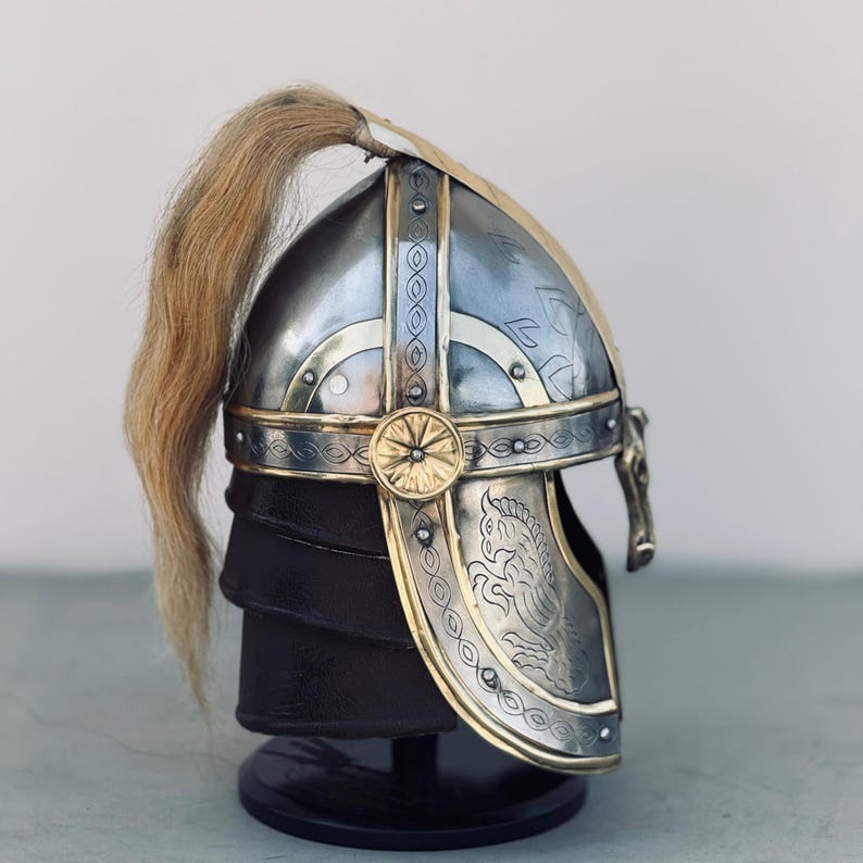 Eomer's Horse Rider Marshall Helmet- the Lord of the Rings Helmet ...