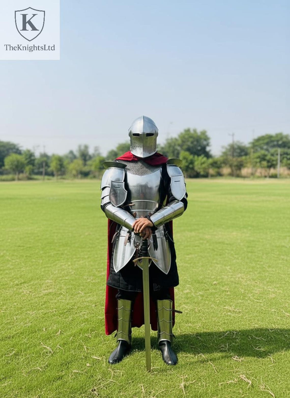 Barbuta Full Body Armor Suit -valiant Seraph Knight” Full Plate Armor ...