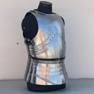 Medieval Knight Steel Gothic Cuirass Armor- Larp Knight Breastplate ...