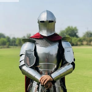 Barbuta Full Body Armor Suit -valiant Seraph Knight” Full Plate Armor ...