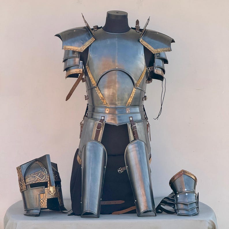 Moria Dwarf Dwarven Steel Knight Armor Suit Full Body Armor With ...