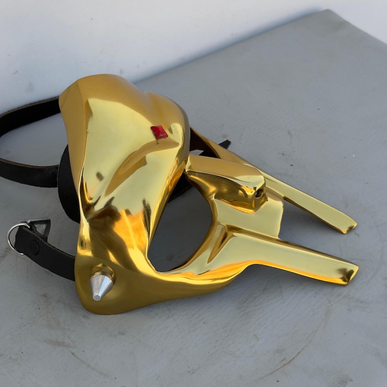 MF DOOM Mask Mad Villan Gladiator Face Mask Mad-villain Steel Face ...