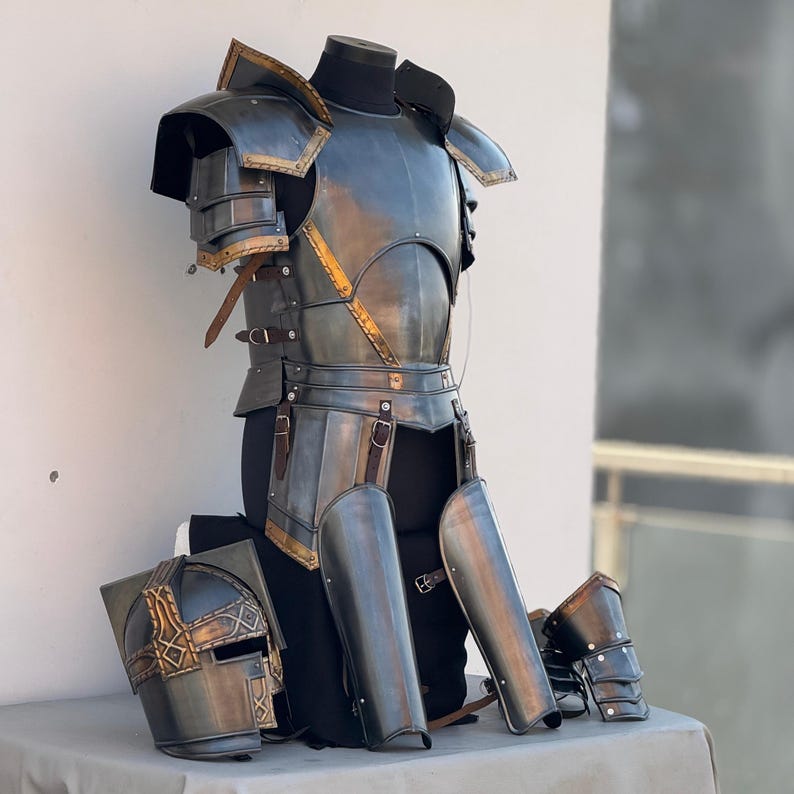Moria Dwarf Dwarven Steel Knight Armor Suit Full Body Armor With ...