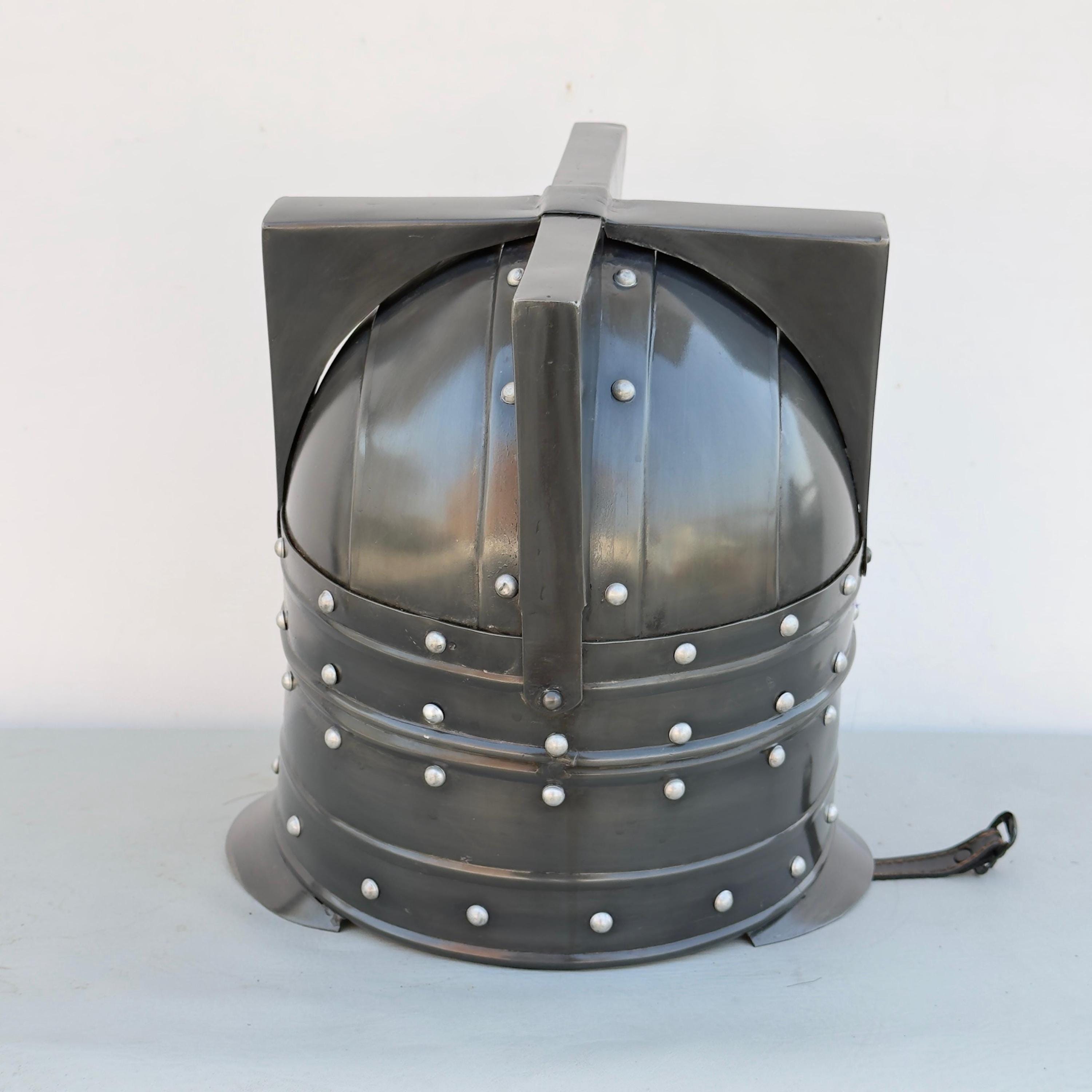 Medieval Moria Dwarves Blued Helmet LOTR Warrior Knight Helmet- Cosplay ...
