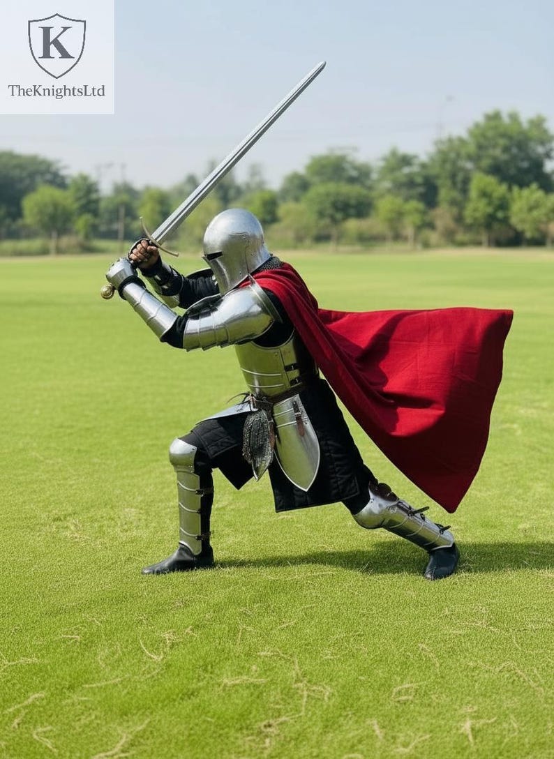 Barbuta Full Body Armor Suit -valiant Seraph Knight” Full Plate Armor ...