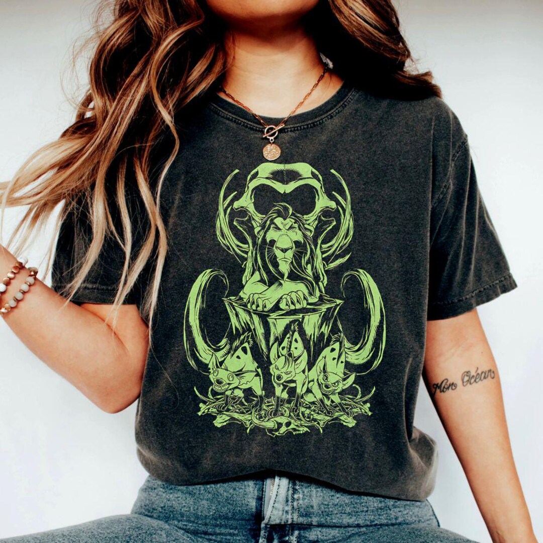 Vintage Scar Lion King T-shirt – Retro Disney Villain Tee, Magic ...