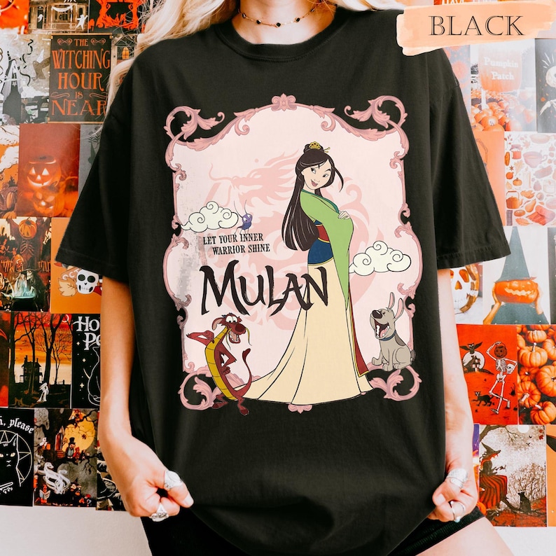 Retro Disney Mulan Princess Shirts, Disney Mulan Trip Shirt, Mulan ...